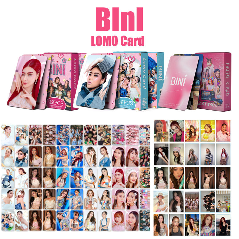Bini Photocards 55Pcs Bini Lomo card Holographic Photo Card Colet Gwen ...