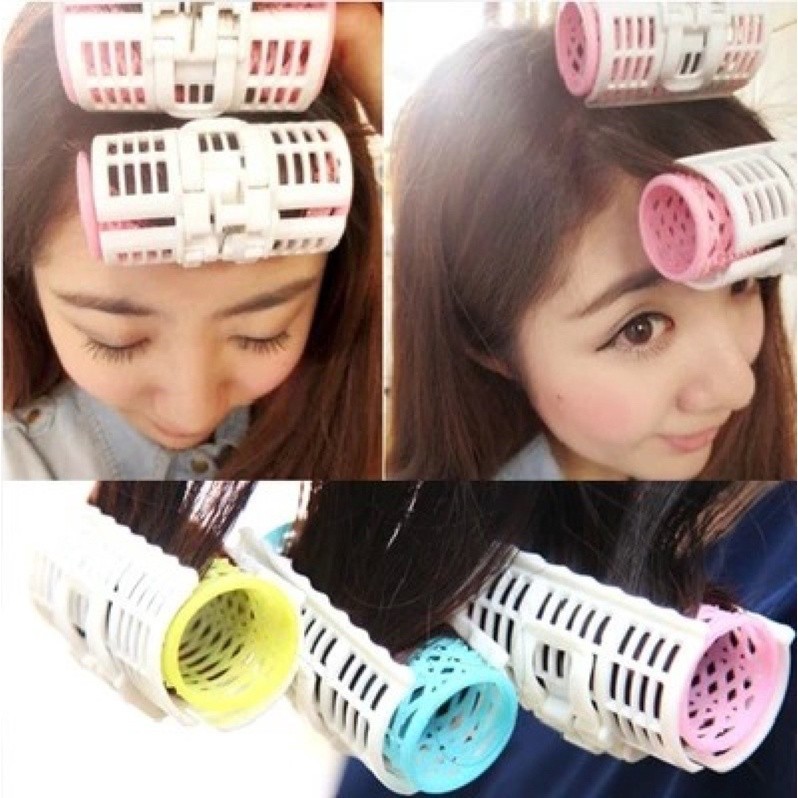 Fixable Clip Curling Tube Air Bangs Magic Hair Curling Figure Bangs ...