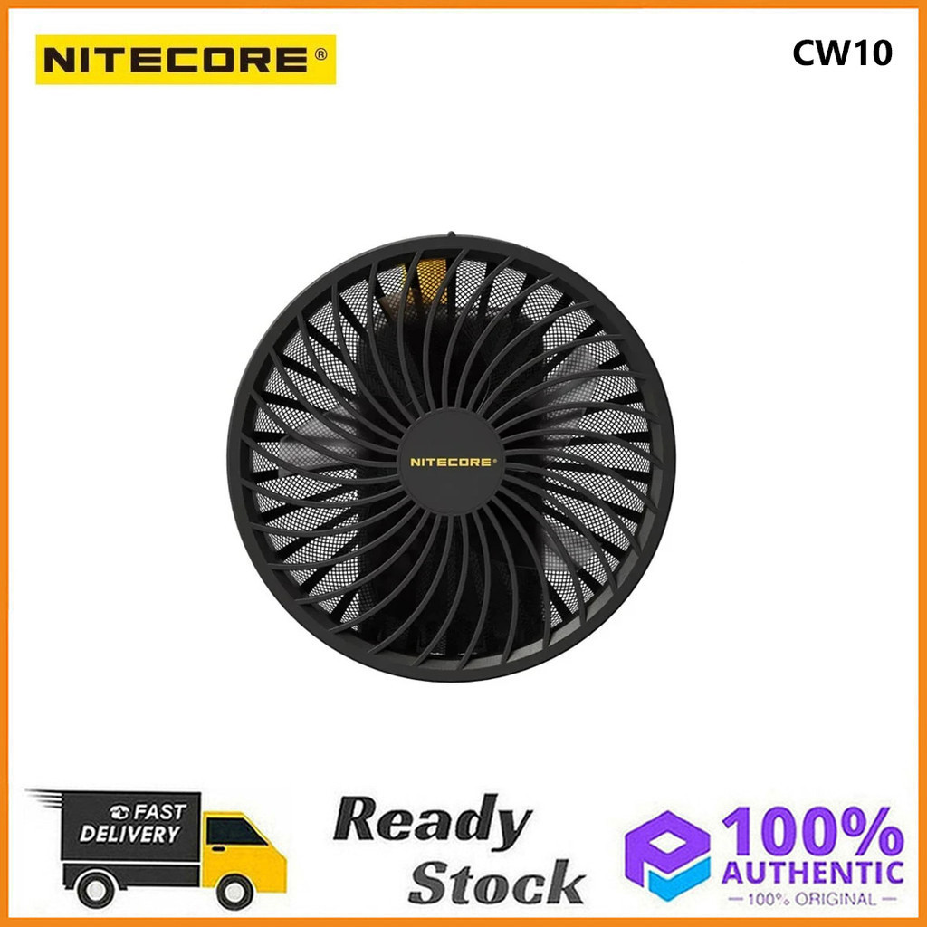 Original NITECORE CW10 Electric Fan Mini Portable Photography Fan Cord ...