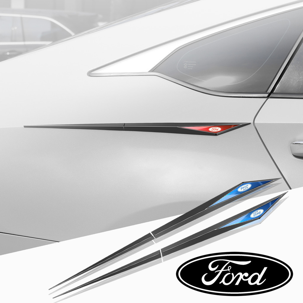 1 Pair TPU Car Sticker Car Front Fender Side Auto Body Badge Emblem ...