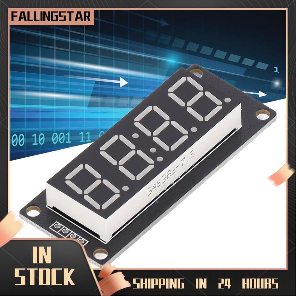 Fallingstar 0.56in LED Display Module 4 Digit 7 Segment Digital Tube Clock With P CAD | Shopee ...