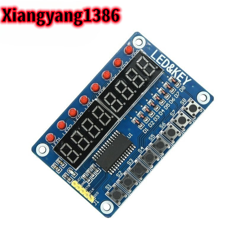 Tm1638 Module Key Display For Avr Arduino New 8 Bit Digital Led Tube 8 Bit8 Bit Digital Tube