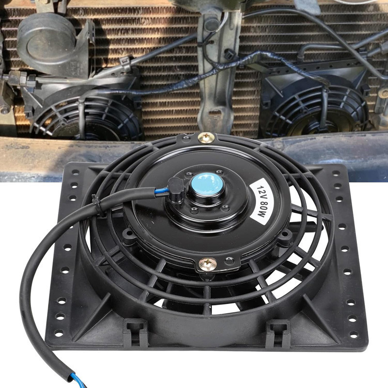 {hot store} 6 Inch Slim 650CFM Radiator Cooling Fans Universal Slim ...