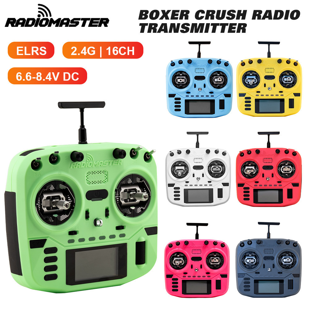 RadioMaster Boxer Crush 2.4G 16CH AG01 Hall Gimbal Radio Transmitter ...