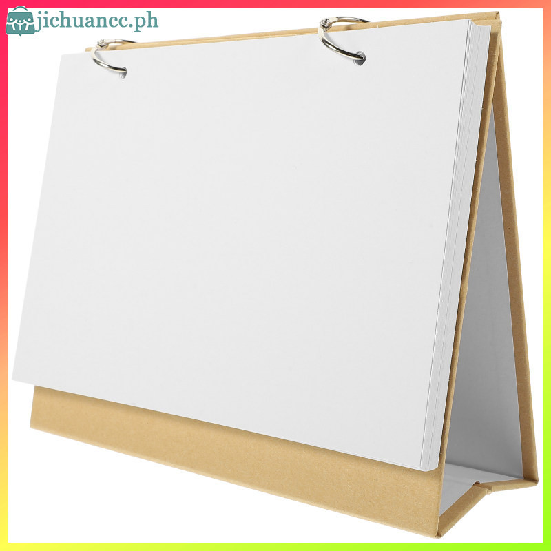【Ready Stock】 Blank Desk Calendar Hand Drawing Flipped Decor Calendars ...