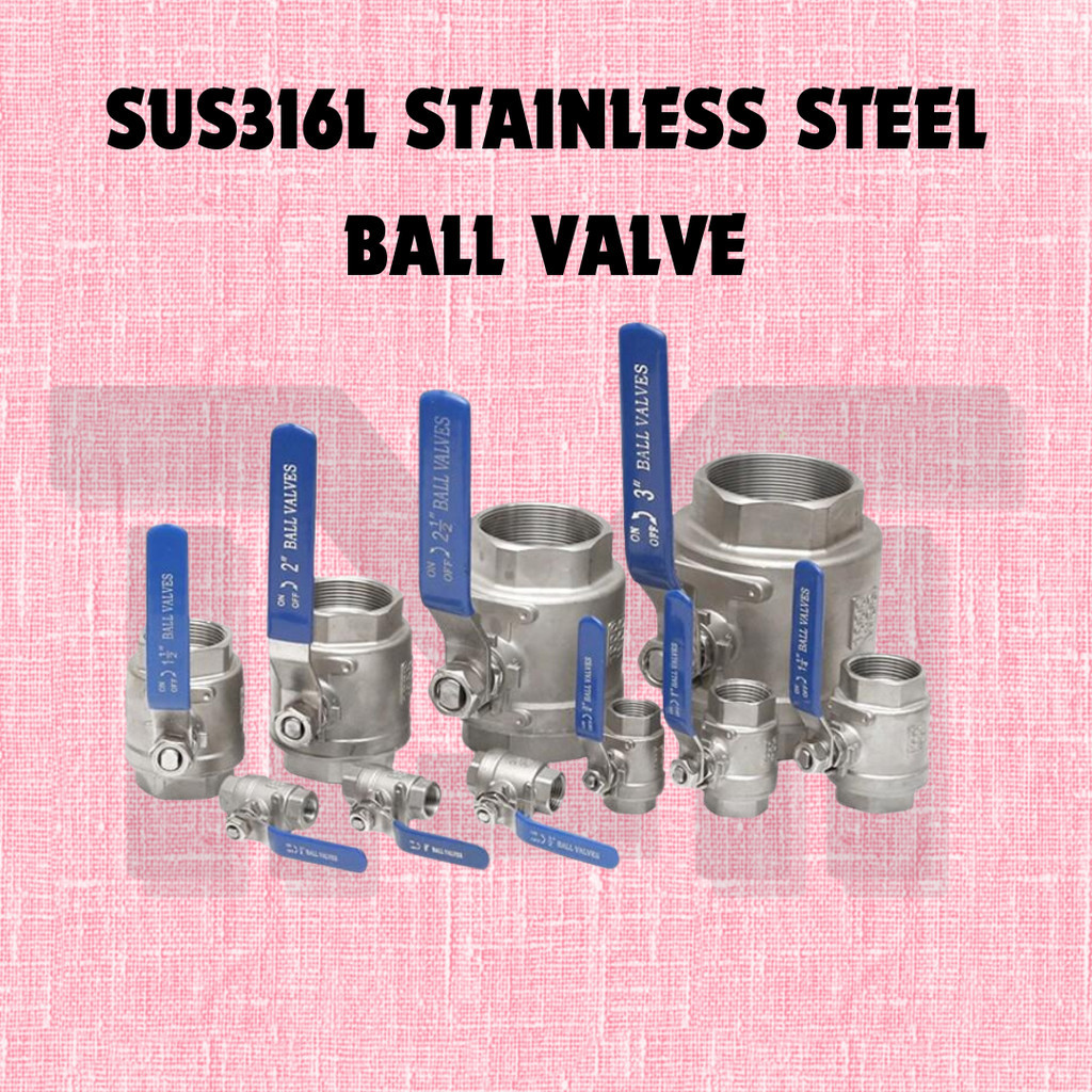316L Stainless Steel / 316 Stainless Steel Ball Valve / SUS 304 ...