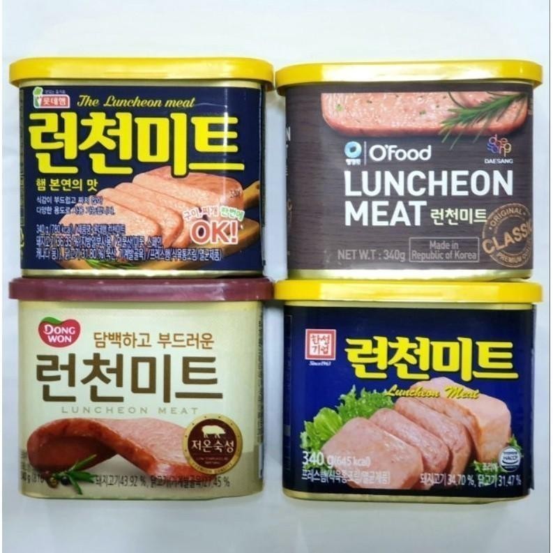 Lotte, Hansung, Dongwon Korean Luncheon Meat 340g (Authentic) | Shopee Philippines