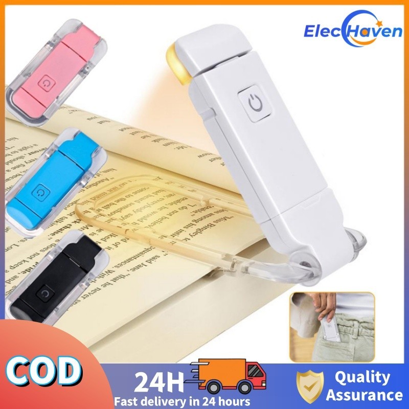 LED USB Rechargeable Book Reading Light /Brightness Adjustable Eye ...