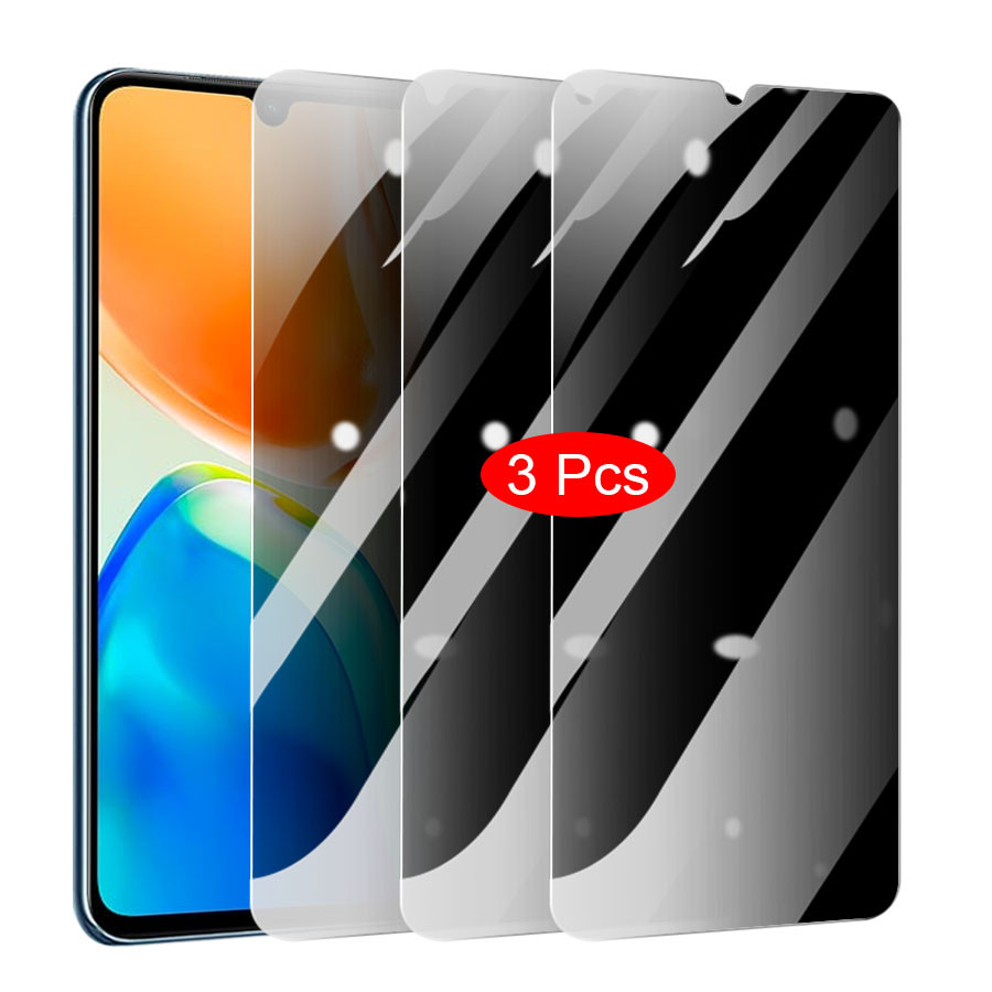 1-3PCS Anti-Spy Privacy Tempered Glass for Vivo S1 Pro Y02 Y02t Y02a Y11 Y12i Y12 V11 Y22s Y27 ...