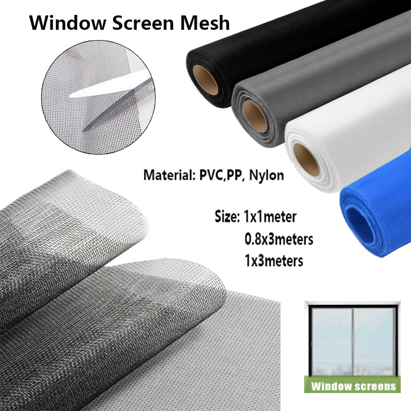 Window Screen Replacement - DIY Adjustable Nylon/PVC Screen - Durablea ...