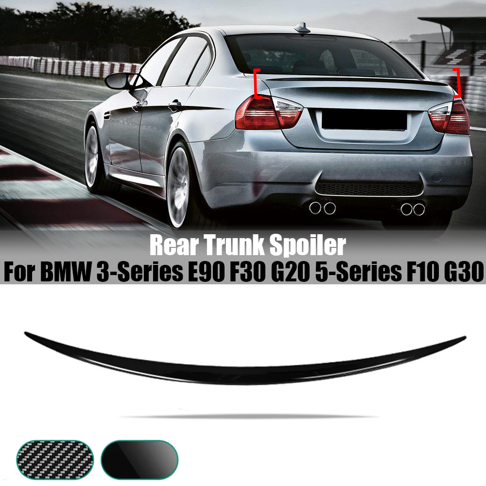 Rear Trunk Spoiler Wing Tail For BMW 3 Series E90 F30 G20 5 Series F10 ...