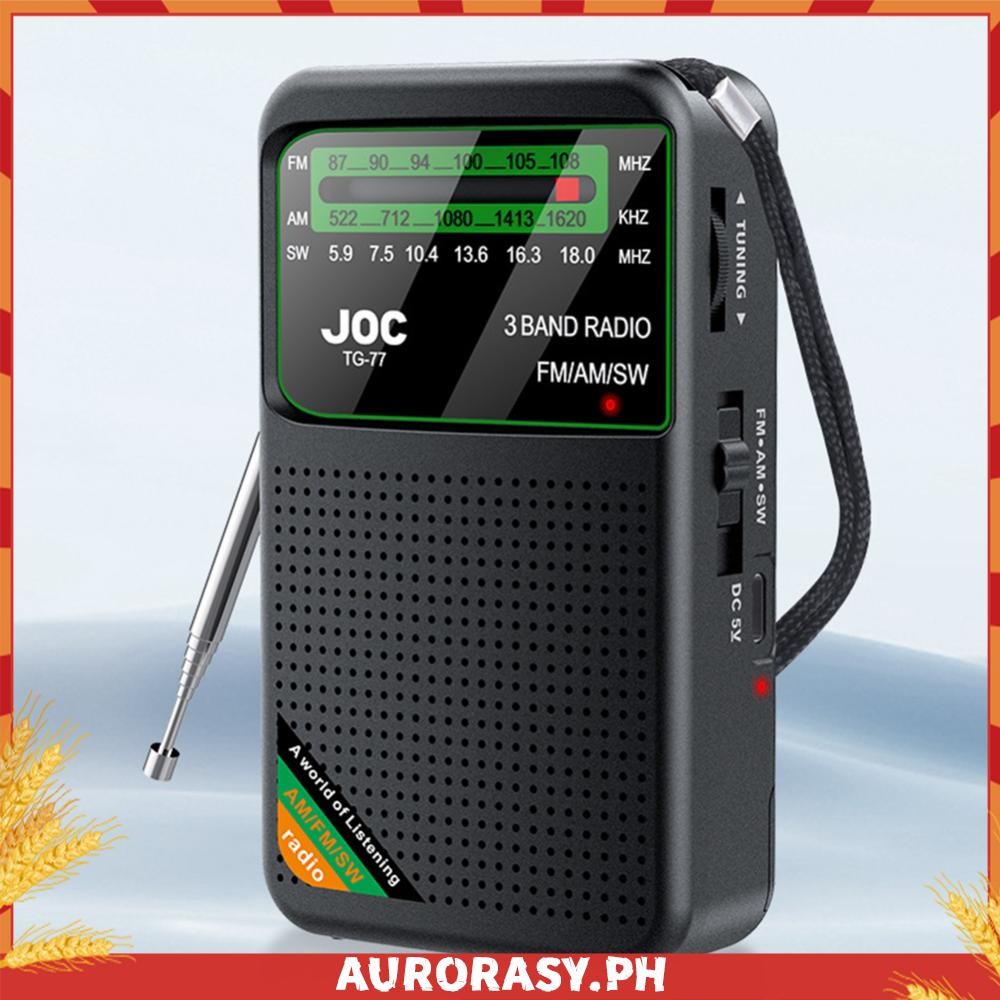 [aurorasy.ph] Portable Mini FM AM SW Full Band Radio Best Reception ...