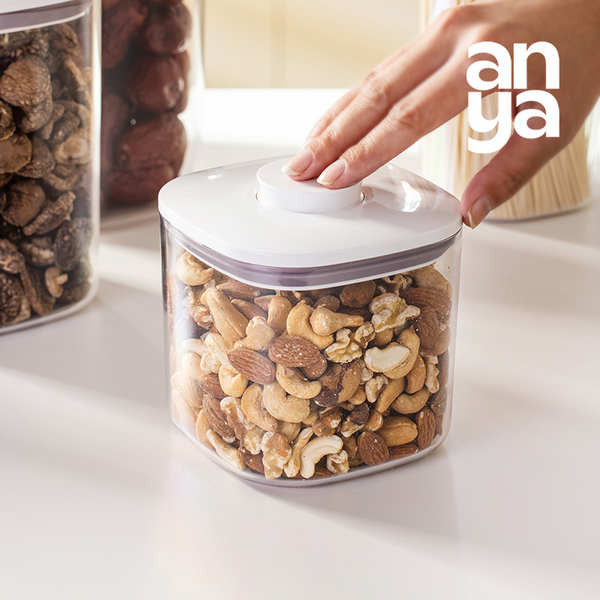 condiments container canister container Anya Sealed Jar Press Storage ...