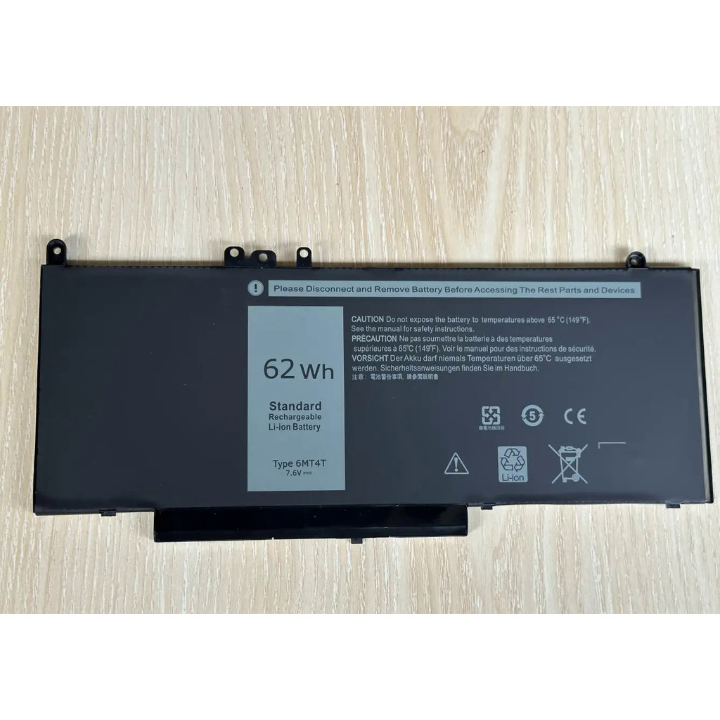 6MT4T 7.6V 62WH Laptop Battery for DELL Latitude E5470 E5570 M3510 ...