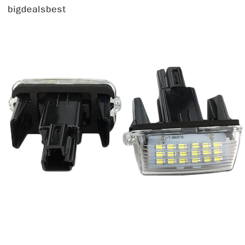 BDB 2 PCS White LED License Plate Lights For Toyota Camry Yaris Vios ...