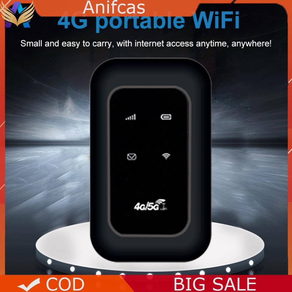 Portable 4G LTE WiFi Modem with SIM Card Slot Wireless Travel Hotspot for Travel | Shopee ...