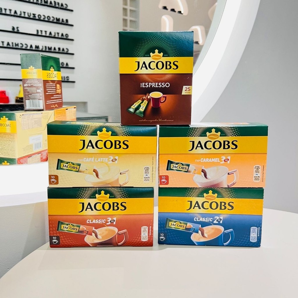 German Imported JACOBS JACOBS Classic/Caramel 2-in-1 Italian Instant ...