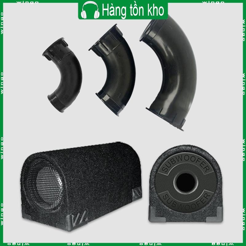 WIN Black Plastic Curved Speaker Port Subwoofer Bass for Reflex ...