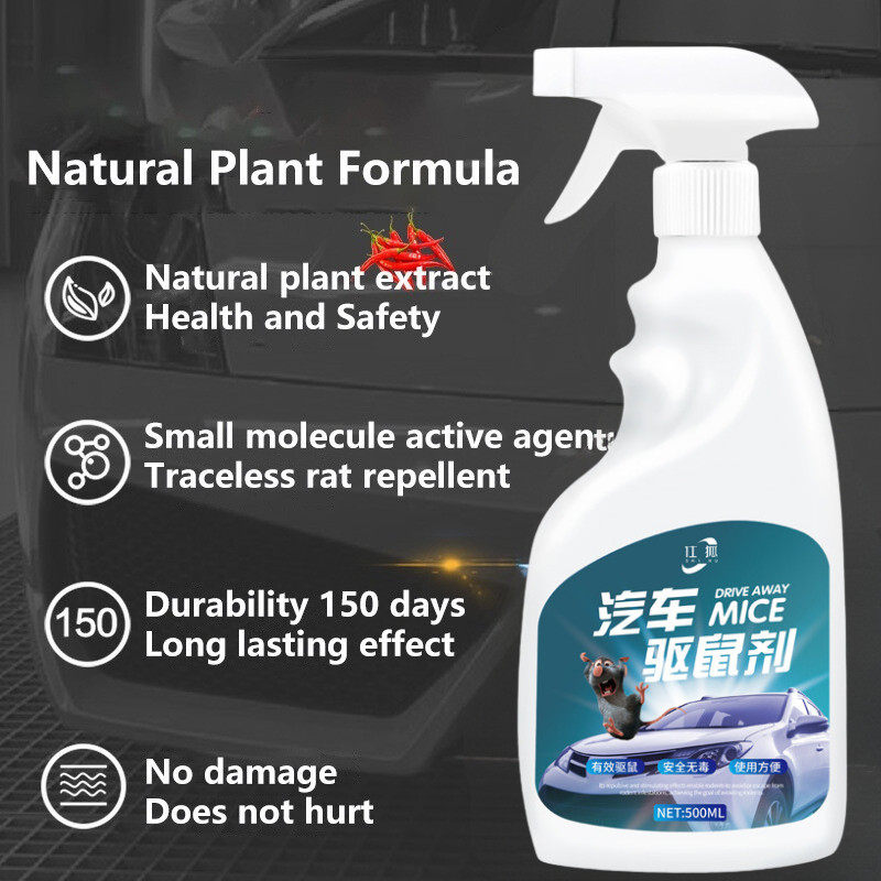 500ml Car Rat Repellent Spray Rats Spray Killer Rat Killer Plant ...
