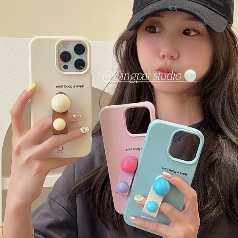 Ring buckle holder soft rubber phone case for iPhone 11 12 13 14 15 16 ...