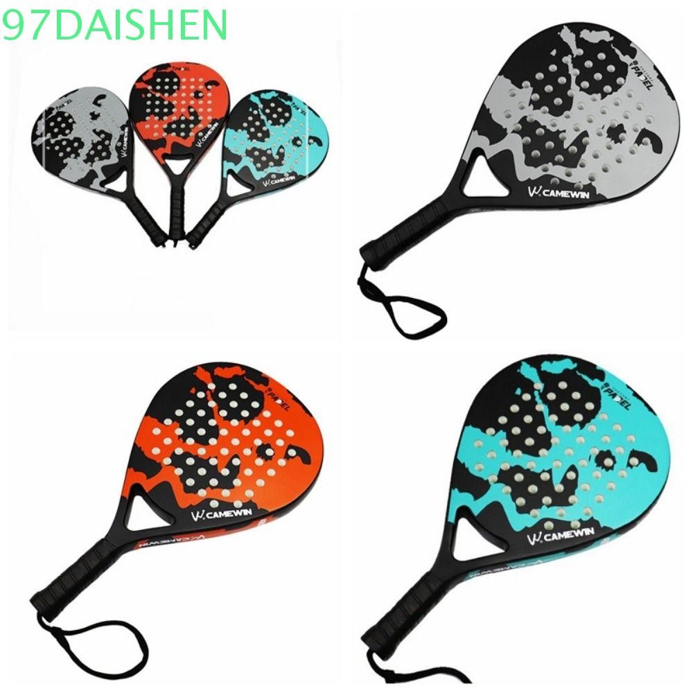 DAISHEN Beach Tennis Racket, Full Carbon Fiber 3K Carbon Fiber Tennis ...