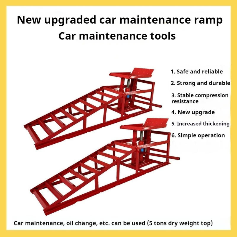 Car Maintenance Ramp Bracket Oil Change Bracket Car Hydraulic Lift ...