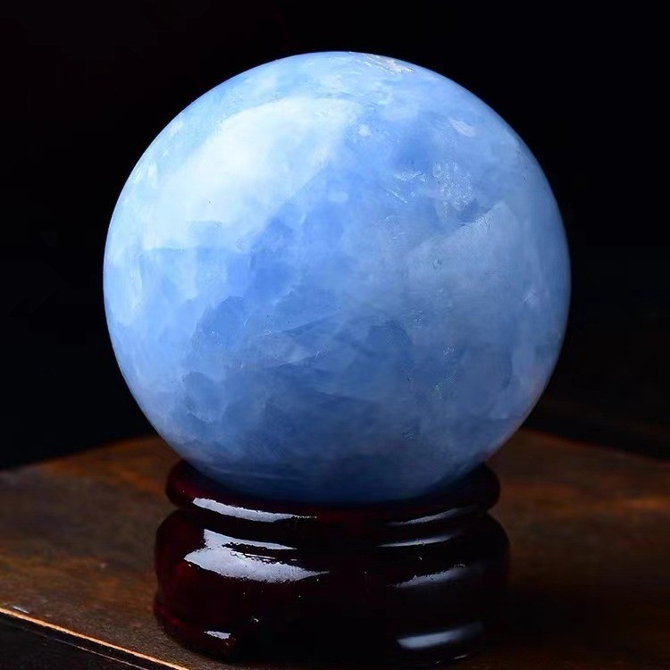 Natural Kyanite Ball Lapis Lazuli Rough Stone Crystal Ball Energy Stone ...