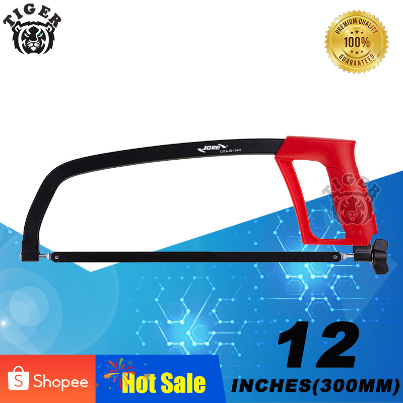 12" Hack Saw Hacksaw Frame for Cutting WOOD,Metal Pipes, Rods, Brackets ...