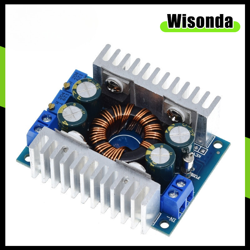 DC 5-30V to 1.25-30V 8A Automatic Step UP/Down Converter Boost/Buck ...