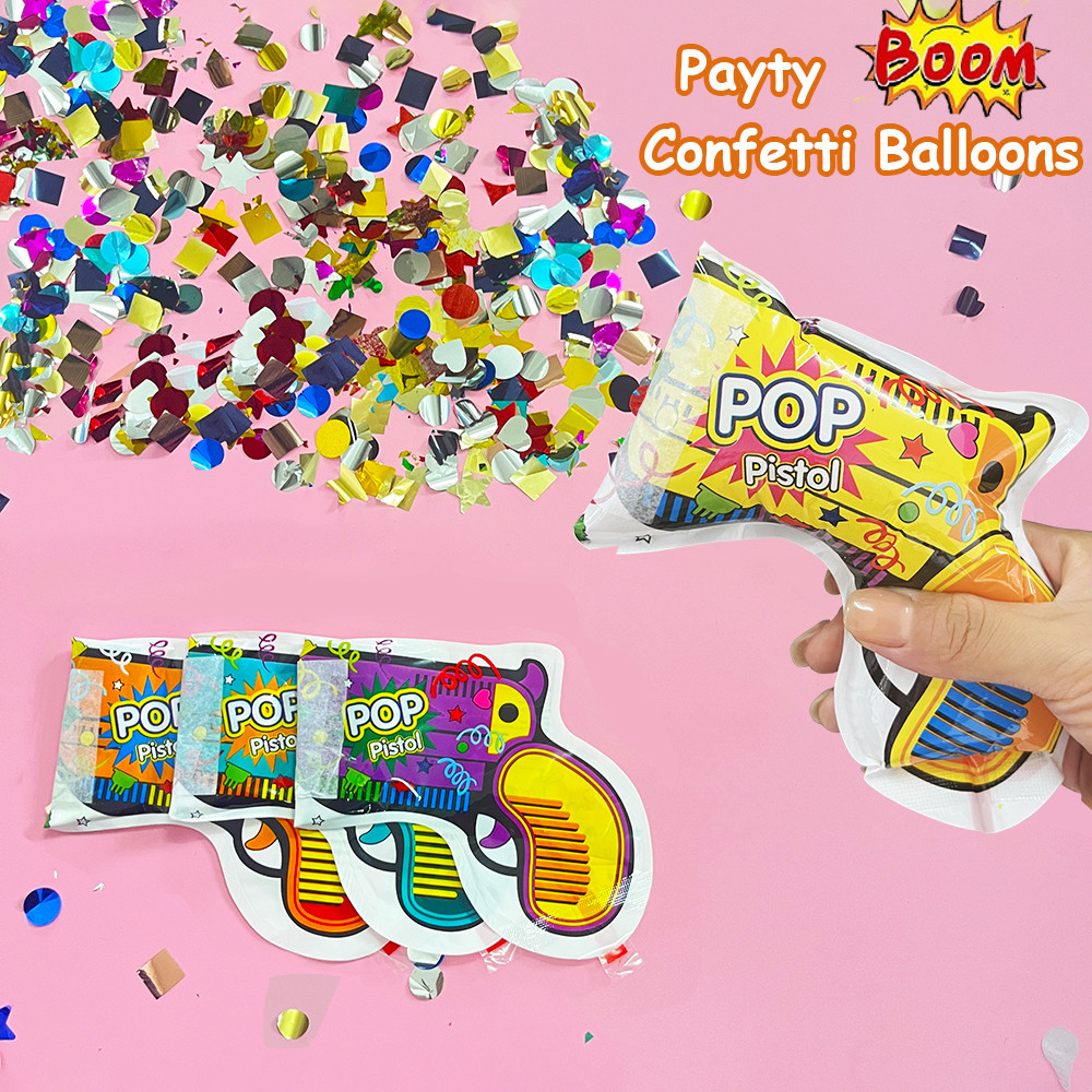 10PCS Confetti Popper Balloon Party Confetti, Wedding Children's Party ...