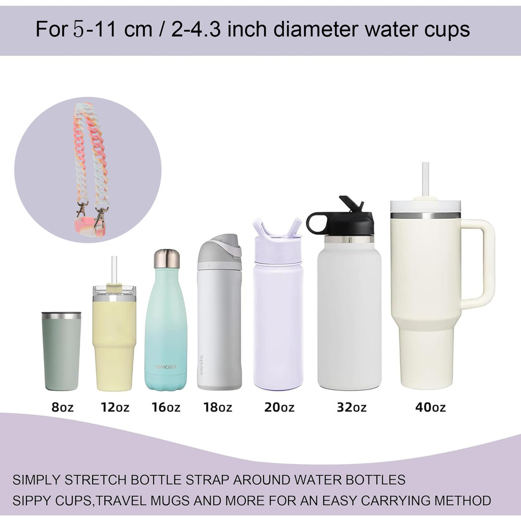 Water Bottle Handle for owala and Stanley Universal bottle carrying ...