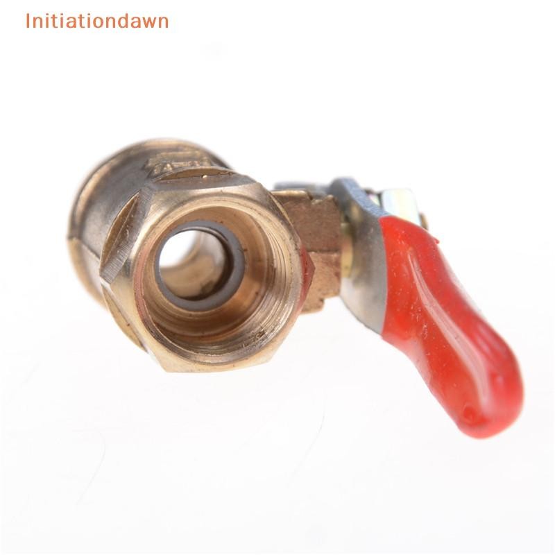 Initiationdawn 1/4'' M/F Full Port Inline Brass Water Air Gas Fuel Line ...