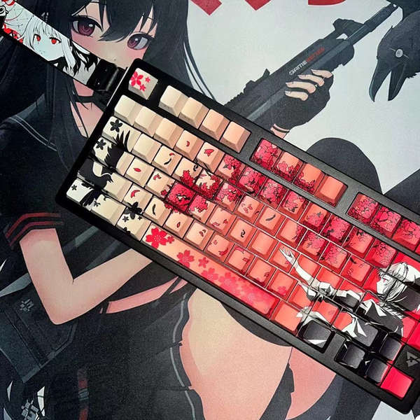 keycaps Keyboard wooting keyboard ribbon contour customized ...