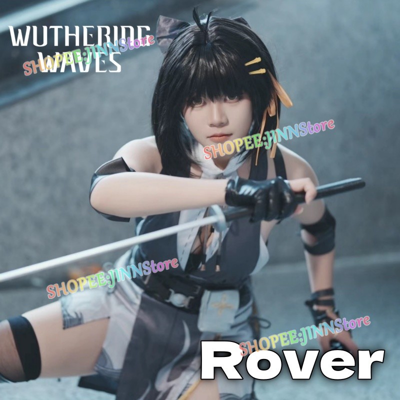 - JINN - WUTHERING WAVES Female ROVER Cosplay Costumes Wig Set ROVER ...