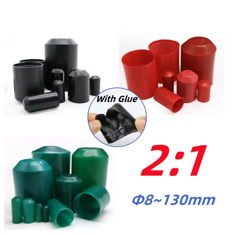 2:1 Heat Shrink End Seal Cap Diameter 8~130mm PE Insulated Wrap Wire ...