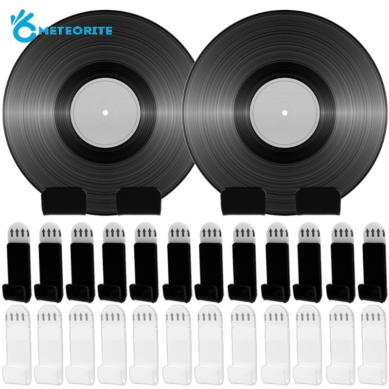 6Pcs/Set Self Adhesive Album Disc Show Racks - Wall Mounted Vinyl ...