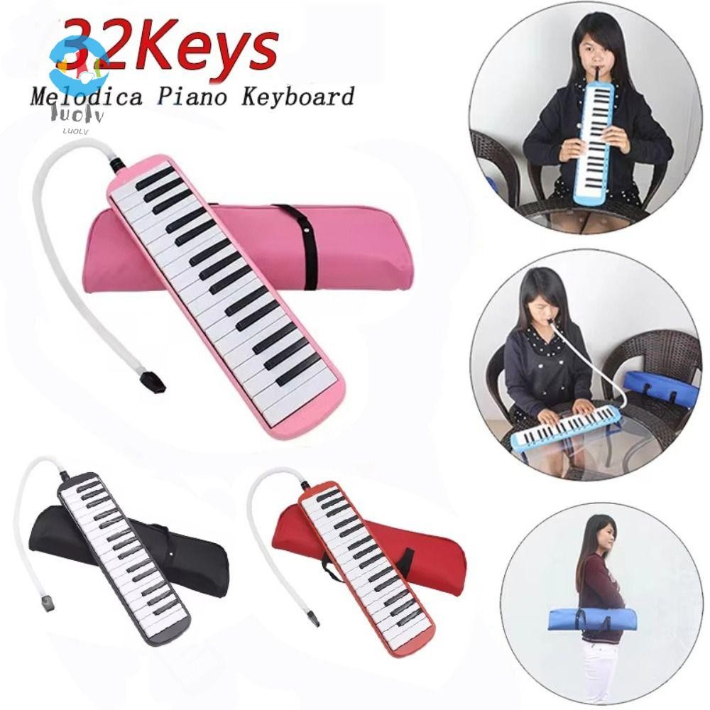 LUOLUVO Melodica, Piano Keyboard Style Musical Instrument Harmonica ...