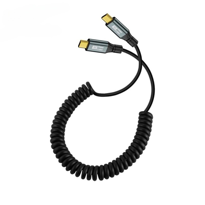 1.8m Fully Featured USB 3.2 Gen2 Type-C Cable with 90/180 Degree U/L ...