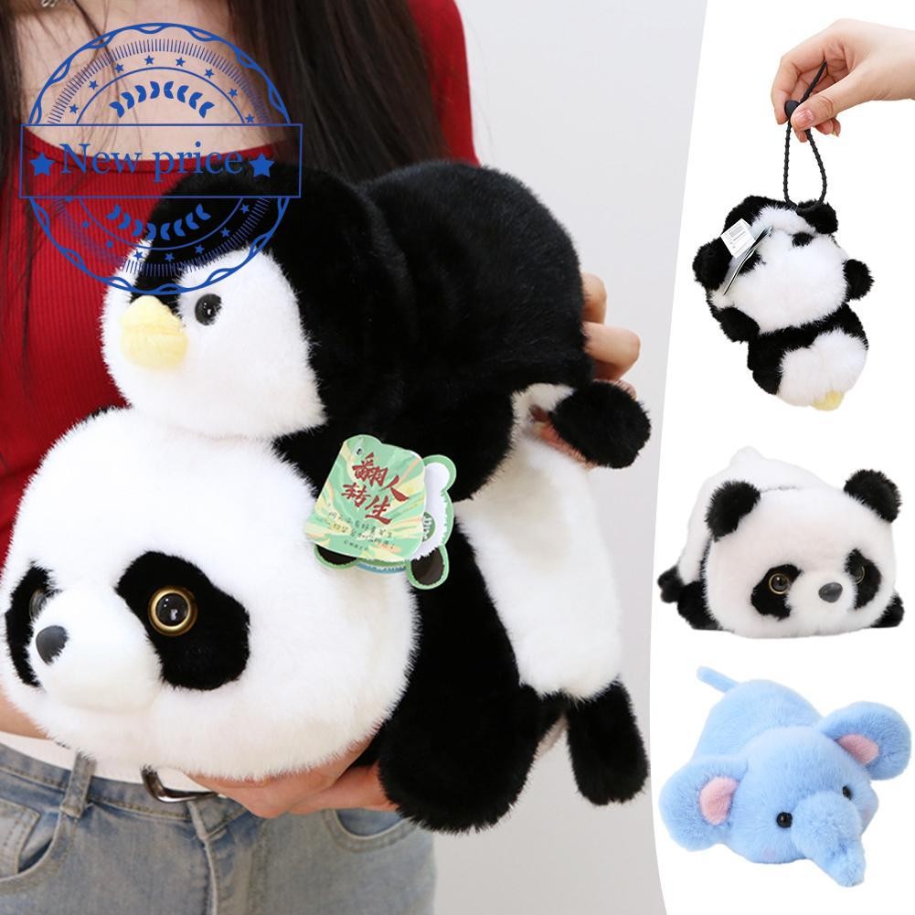 15/25/35 Cm Red Panda Papa Doll Turns Into A Simulated Plush Pillow ...