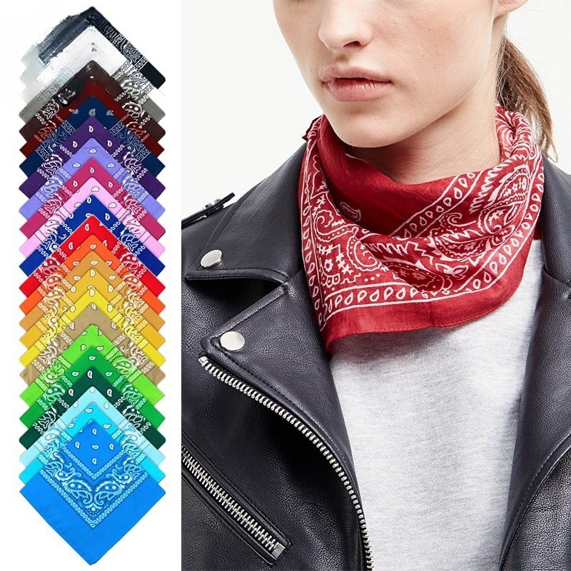 55cm*55cm Musion Bandana Panyo 100% Cotton Fashion Hip Hop Classic ...