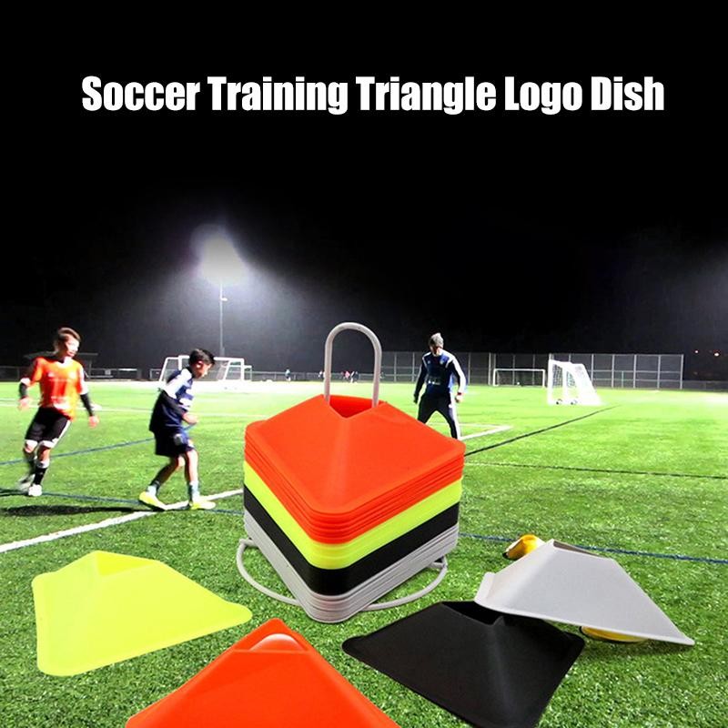 Cfph 5PCS Football Training Disc Triangle Soccer Practice Field Sports ...