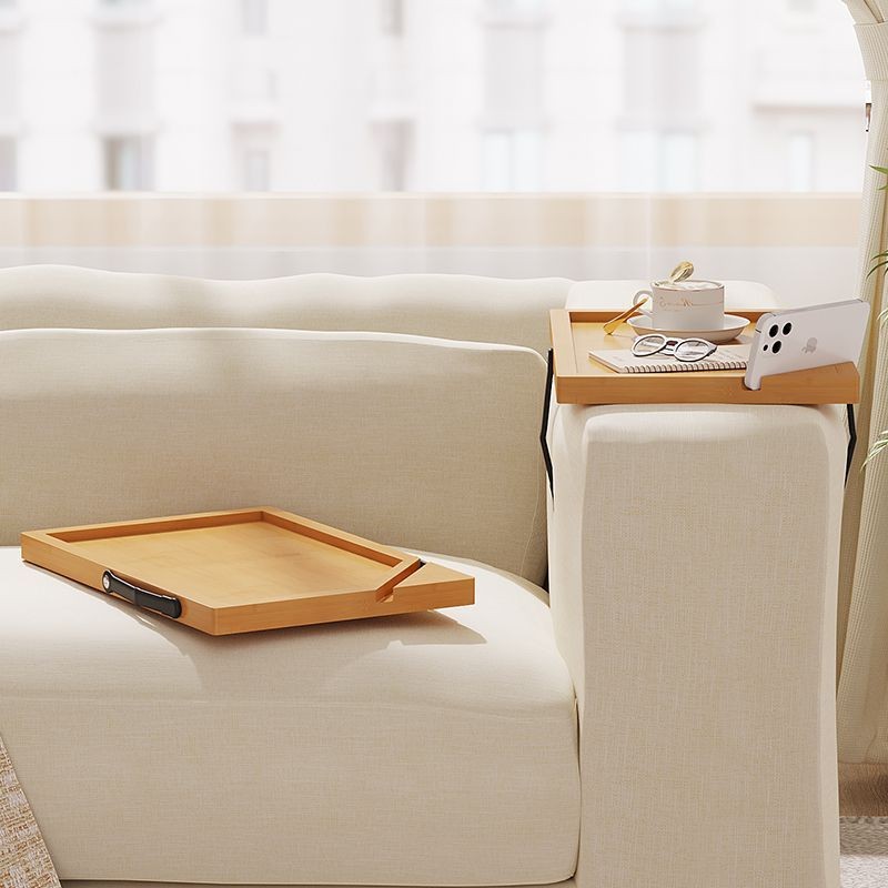 Sofa Armrest Side Tray Side Table Mobile Small Coffee Table Mini Table ...