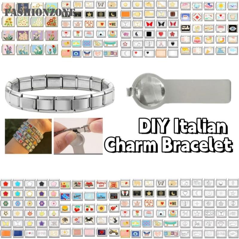 Italian Charm Links For Bracelets New Fashion Italian Charm Bracelet ...