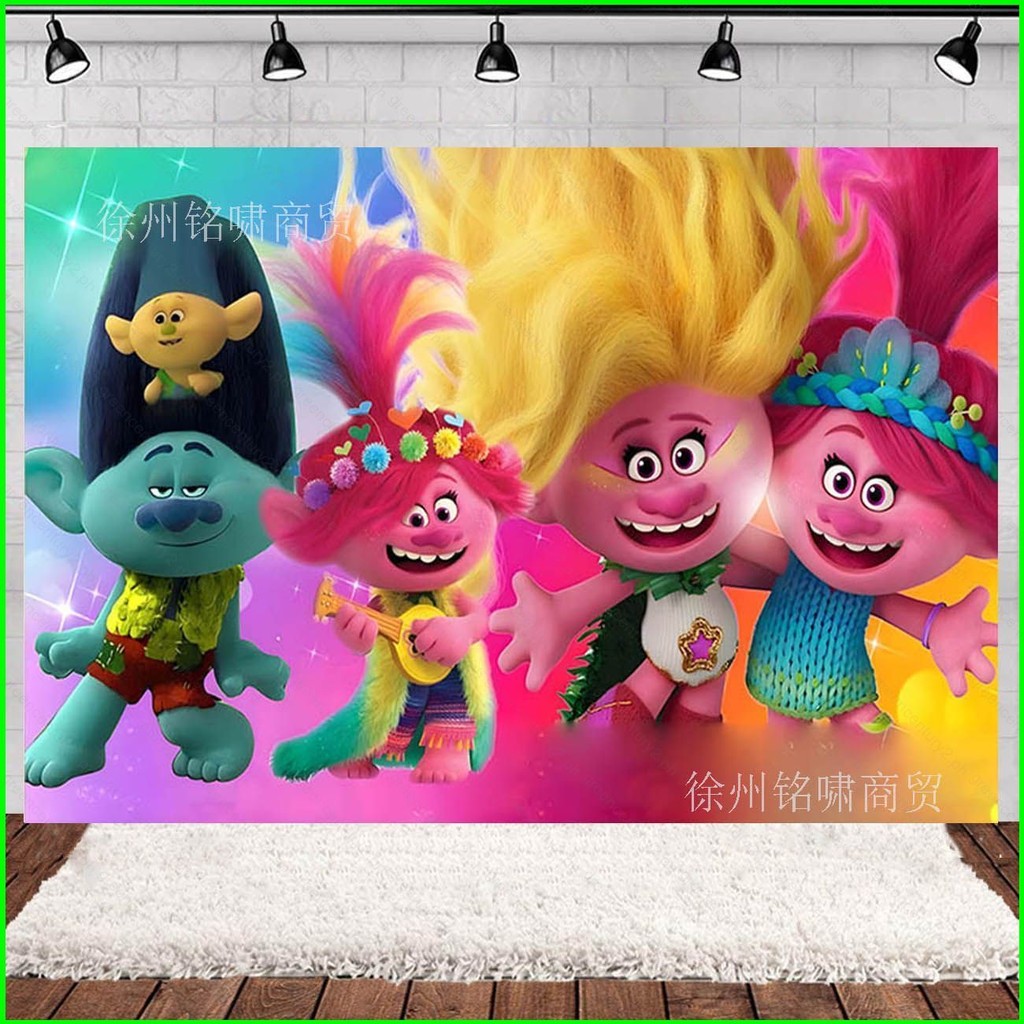 YG Trolls Theme Cartoon Animation Celebrate Party Photo Photography ...