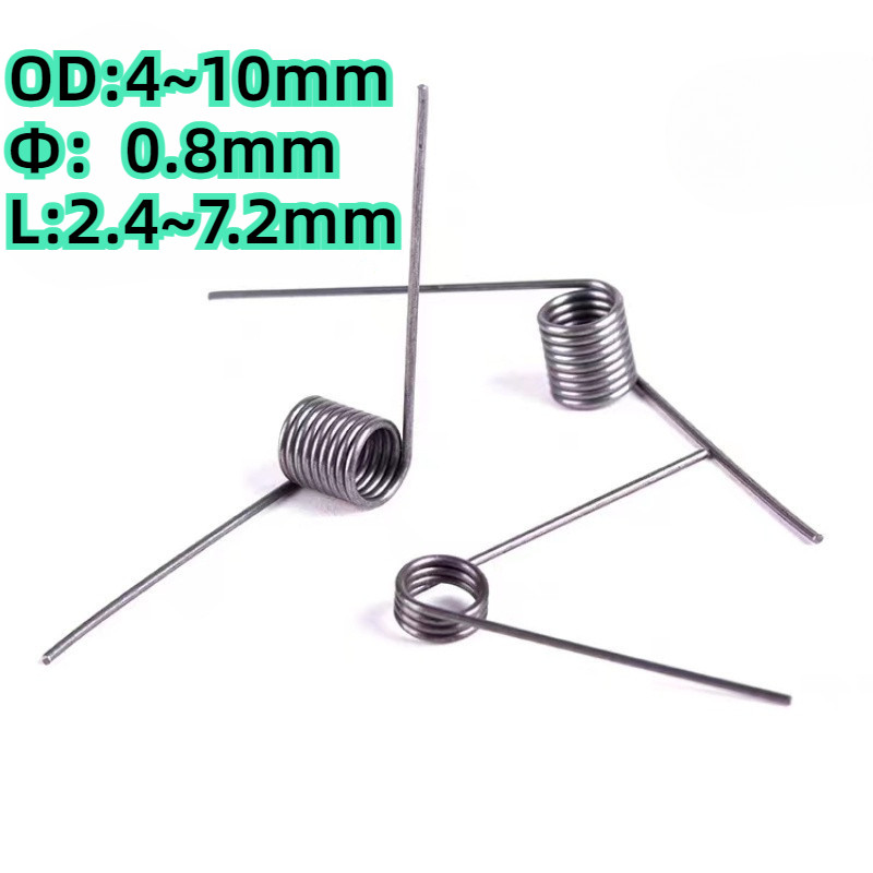 [ZDD] Spring Steel Wire Diameter 0.8mm V-Shaped Spiral Torque Spring ...
