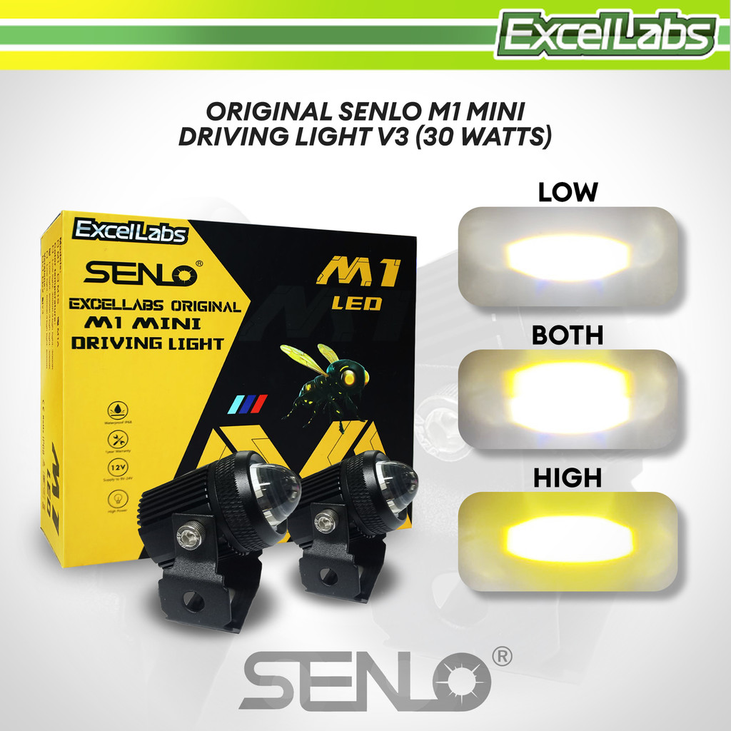 Original EXL Senlo M1 Series 3000LM 30 Watts Mini Driving Light for ...