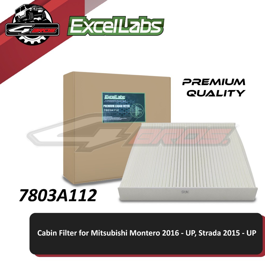 Cabin Filter for Mitsubishi Montero 2016 to Present, Strada 2015 to ...