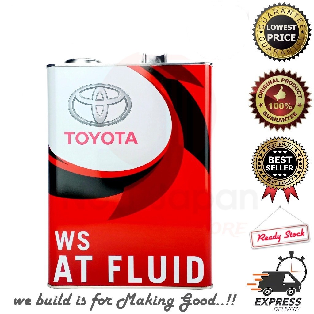 TOYOTA GENUINE ATF-WS 4L OEM TRANSMISSION FLUID - HILUX/FORTUNER PH ...