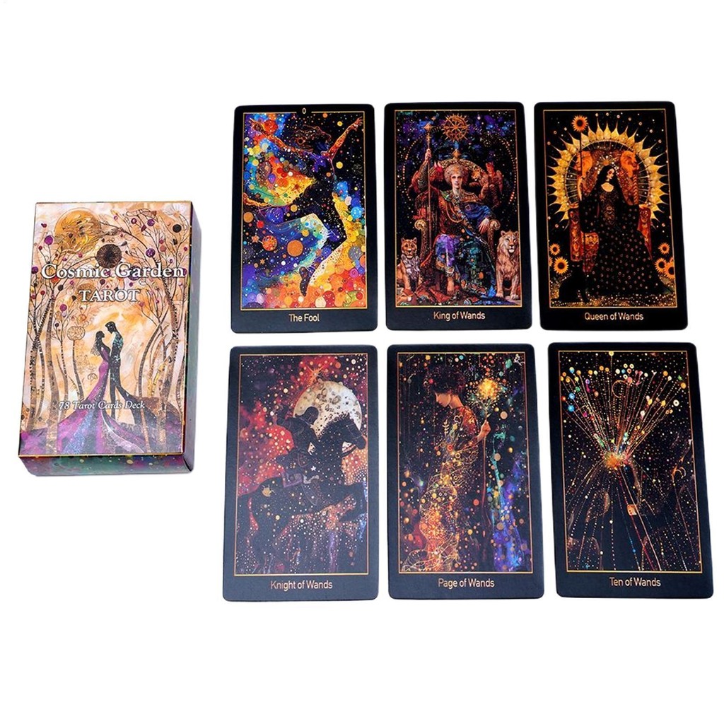 Cosmic Garden Tarot Cards A 78 Deck English Version Board Games ...