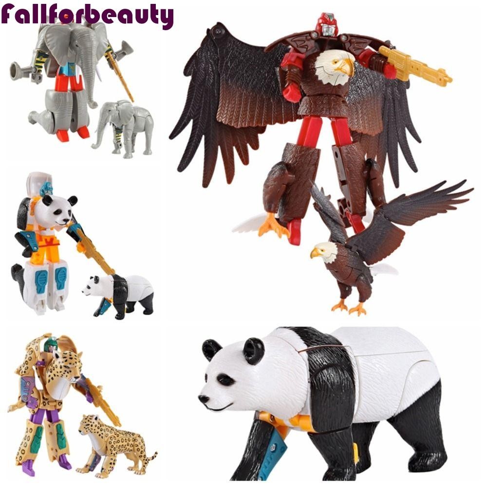 FALLFORBEAUTY Transform Animals Robot, Lion Elephant Zoo|Deformation ...